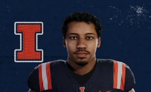 Tanner Heckel (Illinois CB #16) CFB 26 Player Ratings | TeamCrafters