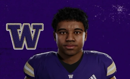 Tacario Davis (Washington CB #8) CFB 26 Player Ratings | TeamCrafters