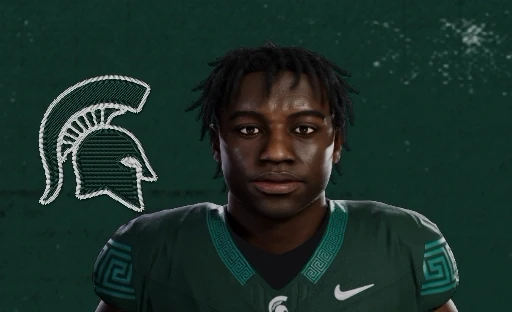 Chance Rucker (Michigan State CB #25) CFB 26 Player Ratings | TeamCrafters