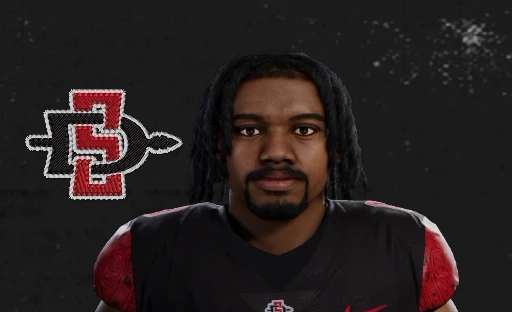 Jared Badie (San Diego State RE #31) CFB 26 Player Ratings | TeamCrafters