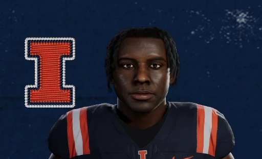 Jaheim Clarke (Illinois CB #6) CFB 26 Player Ratings | TeamCrafters
