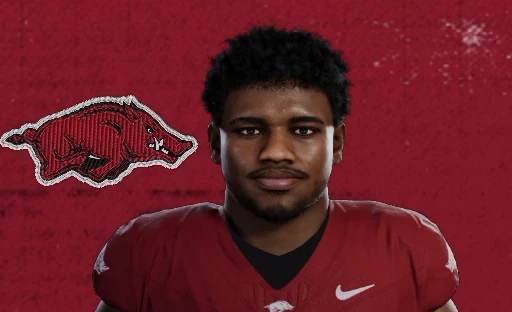 Ian Geffrard (Arkansas DT #95) CFB 26 Player Ratings | TeamCrafters