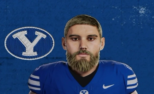 Clay Russell (BYU FB #38) CFB 26 Player Ratings | TeamCrafters