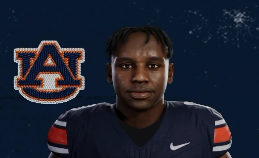 Xavier Atkins (Auburn ROLB #17) CFB 26 Player Ratings | TeamCrafters