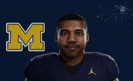 Devon Baxter (Michigan LE #82) CFB 26 Player Ratings | TeamCrafters