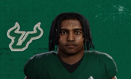 Zavier Hamilton (South Florida ROLB #25) CFB 26 Player Ratings ...