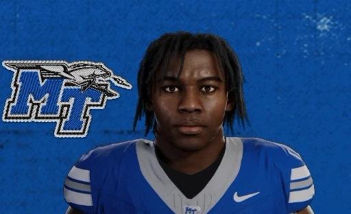 AJ Jones (Middle Tennessee WR #6) CFB 26 Player Ratings | TeamCrafters