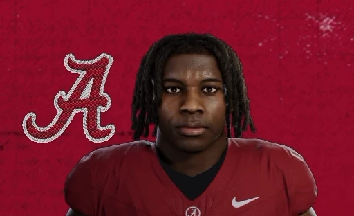 Jaylen Mbakwe (Alabama WR #3) CFB 26 Player Ratings | TeamCrafters