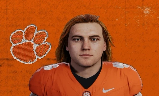 Blake Miller (Clemson RT #78) CFB 26 Player Ratings | TeamCrafters