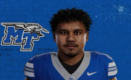 Marcus Miller (Middle Tennessee C #73) CFB 26 Player Ratings | TeamCrafters
