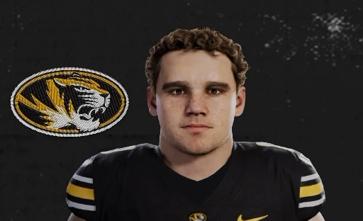 Brett Norfleet (Missouri TE #87) CFB 26 Player Ratings | TeamCrafters