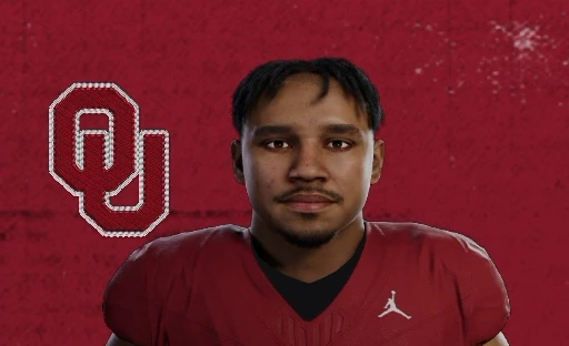 Jaydn Ott (Oklahoma HB) CFB 26 Player Ratings | TeamCrafters