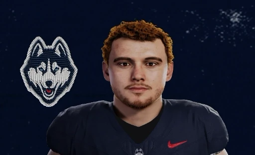 Kyle Juergens (UConn LG #58) CFB 26 Player Ratings | TeamCrafters