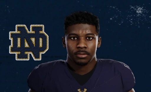 Malachi Fields (Notre Dame WR) CFB 26 Player Ratings | TeamCrafters