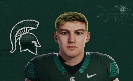 Ryland Jessee (Michigan State QB #16) CFB 26 Player Ratings | TeamCrafters