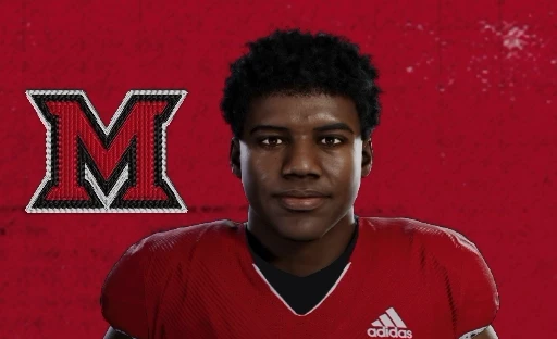 Koy Beasley (Miami (OH) CB #8) CFB 26 Player Ratings | TeamCrafters