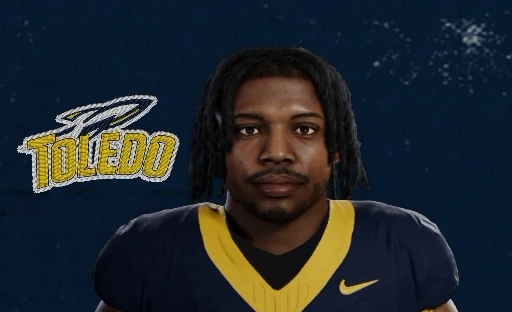 Rickey Williams (Toledo LOLB #42) CFB 26 Player Ratings | TeamCrafters