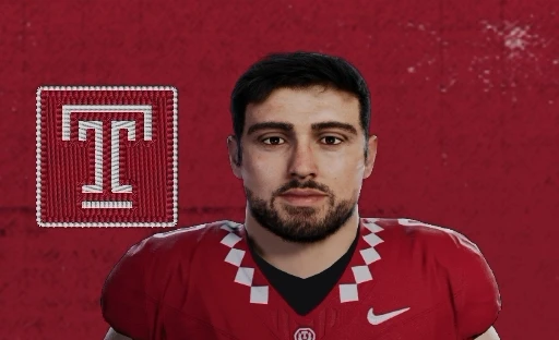 Peter Clarke (Temple TE #88) CFB 26 Player Ratings | TeamCrafters