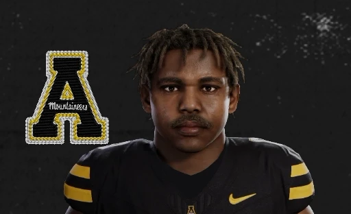 Jackson Grier (Appalachian State WR #13) CFB 26 Player Ratings ...