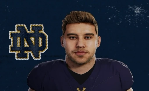 CJ Carr (Notre Dame QB #13) CFB 26 Player Ratings | TeamCrafters