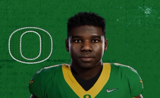 Kenyon Sadiq (Oregon TE #18) CFB 26 Player Ratings | TeamCrafters