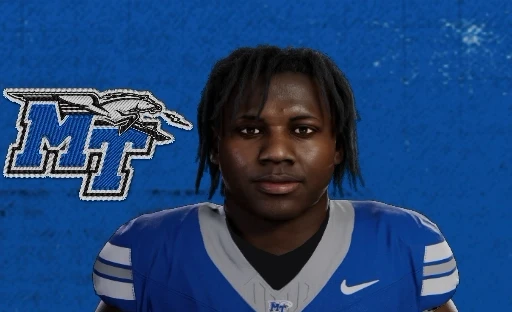 Damonte Smith (Middle Tennessee DT #92) CFB 26 Player Ratings ...