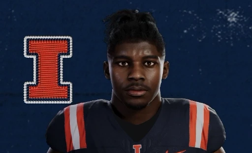 Tyler Strain (Illinois CB #20) CFB 26 Player Ratings | TeamCrafters
