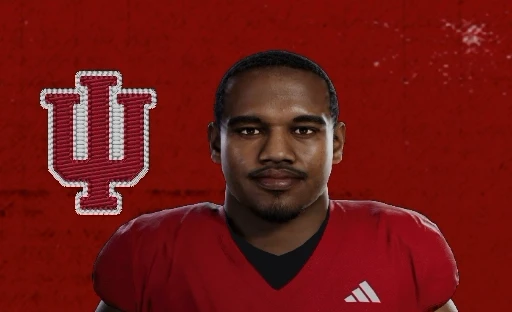 Kahlil Benson (Indiana RT #67) CFB 26 Player Ratings | TeamCrafters