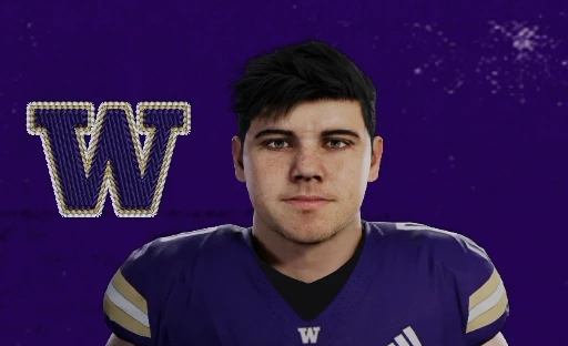 Decker DeGraaf (Washington TE #86) CFB 26 Player Ratings | TeamCrafters