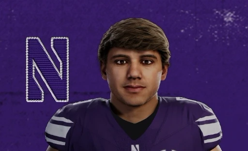 Yanni Karlaftis (Northwestern MLB #14) CFB 26 Player Ratings | TeamCrafters