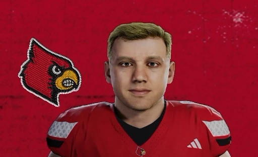 Nate Kurisky (Louisville TE #85) CFB 26 Player Ratings | TeamCrafters