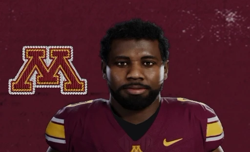 Mo Omonode (Minnesota DT #50) CFB 26 Player Ratings | TeamCrafters
