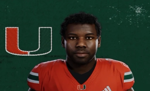 Rueben Bain Jr. (Miami (FL) RE #4) CFB 26 Player Ratings | TeamCrafters