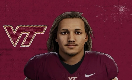 Layth Ghannam (Virginia Tech LT #56) CFB 26 Player Ratings | TeamCrafters
