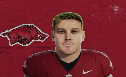 Caden Kitler (Arkansas C #52) CFB 26 Player Ratings | TeamCrafters
