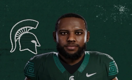 Jalen Satchell (Michigan State DT #93) CFB 26 Player Ratings | TeamCrafters