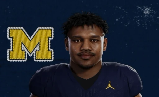 Tre Williams (Michigan DT) CFB 26 Player Ratings | TeamCrafters