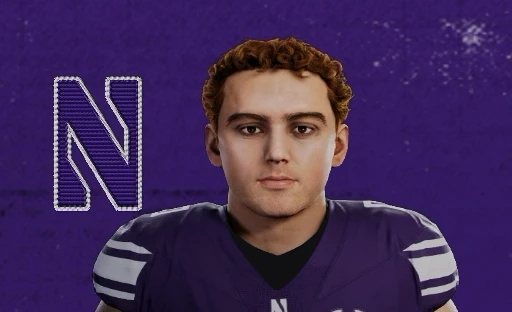 Luke Akers (Northwestern P #11) CFB 26 Player Ratings | TeamCrafters