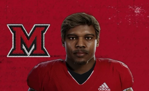 Braylon Isom (Miami (OH) WR #17) CFB 26 Player Ratings | TeamCrafters