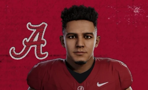 Derek Meadows (Alabama WR #30) CFB 26 Player Ratings | TeamCrafters