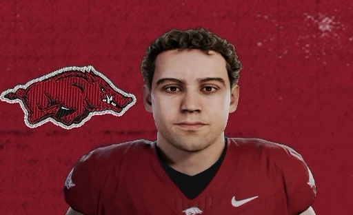 Grayson Wilson (Arkansas QB #8) CFB 26 Player Ratings | TeamCrafters