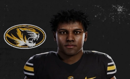 Shaun Terry II (Missouri WR #8) CFB 26 Player Ratings | TeamCrafters