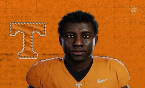 Justin Baker (Tennessee HB #20) CFB 26 Player Ratings | TeamCrafters