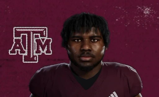 Lamont Rogers (Texas A&M LT #79) CFB 26 Player Ratings | TeamCrafters