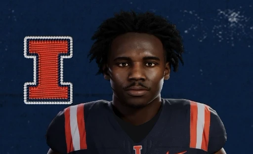Xanai Scott (Illinois FS #13) CFB 26 Player Ratings | TeamCrafters