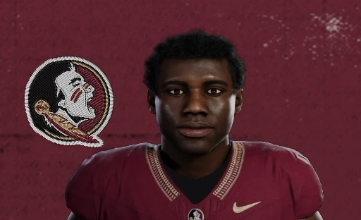 Mario Nash Jr. (Florida State RG #63) CFB 26 Player Ratings | TeamCrafters