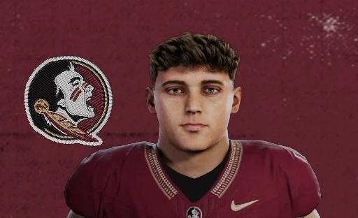 Chase Loftin (Florida State TE #23) CFB 26 Player Ratings | TeamCrafters