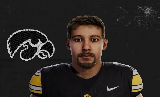 Mark Gronowski (Iowa QB #11) CFB 26 Player Ratings | TeamCrafters