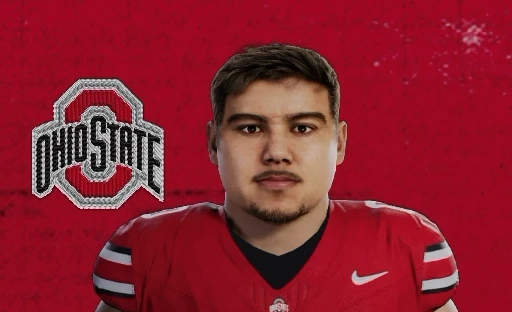 Logan George (Ohio State RE #48) CFB 26 Player Ratings | TeamCrafters