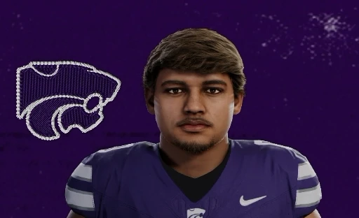 Linkon Cure (Kansas State TE) CFB 26 Player Ratings | TeamCrafters